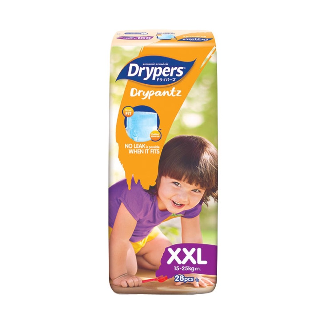 Drypers Dry Pantz Diaper XXL 28 Pcs Pack of 1 | Shopee Philippines