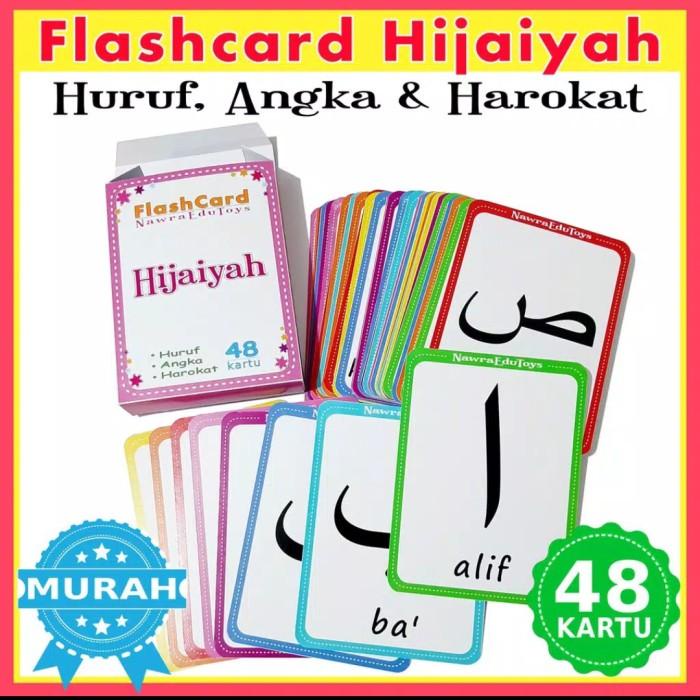 Hijaiyah Letters Kids Flashcard Hijayah Letter Learning Cards | Shopee ...