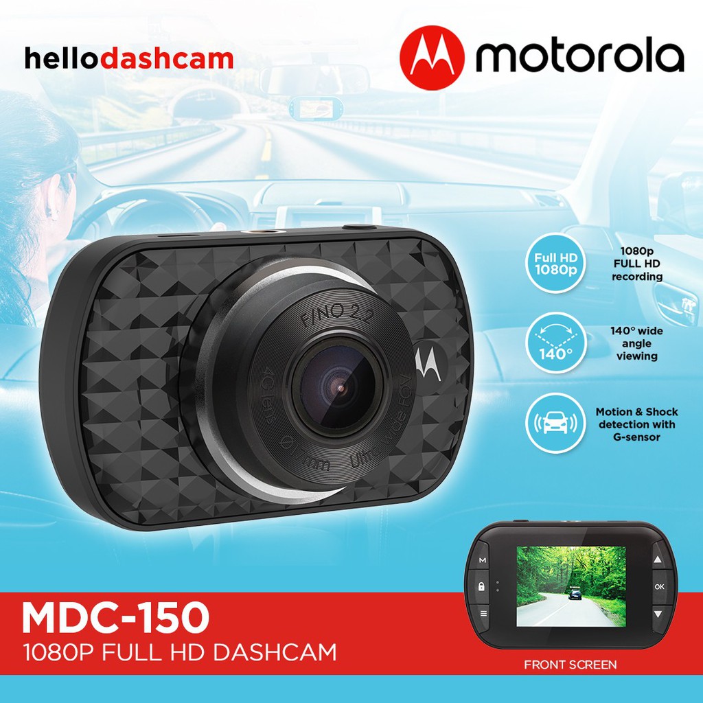 MOTOROLA MDC-150 FHD 1080P DASH CAMERA | Shopee Philippines