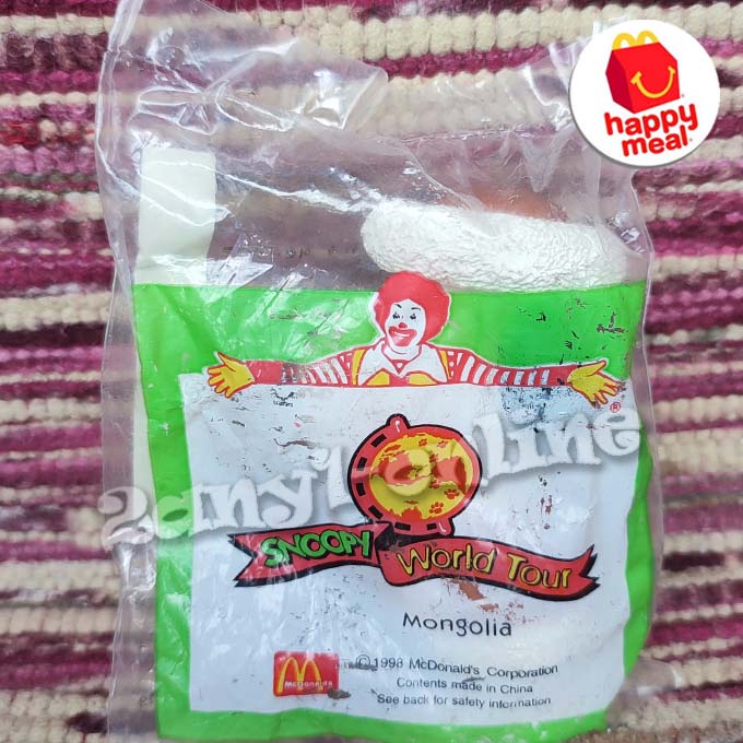 1998 Mcdo Snoopy World Tour - MONGOLIA (Sealed) | Shopee Philippines