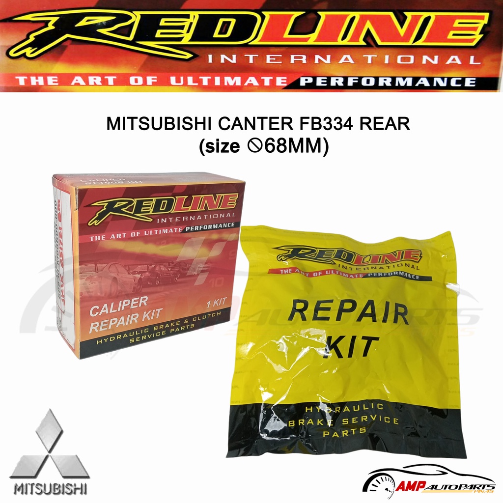 Caliper Repair Kit for Mitsubishi Canter FB334 (REAR) 68mm | Shopee ...