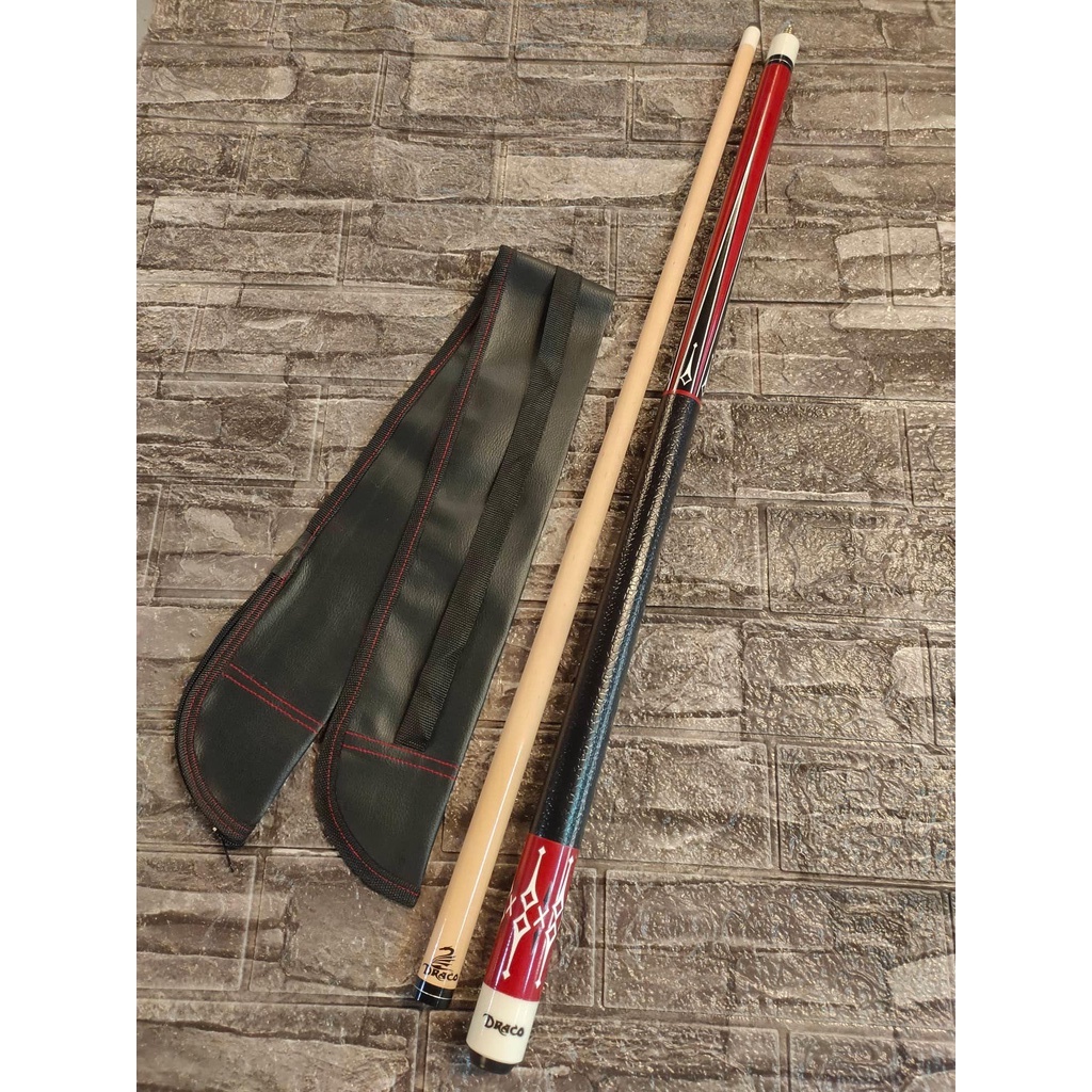 Draco Billiard Cue Stick with free soft case / tako ng bilyaran / gamit ...