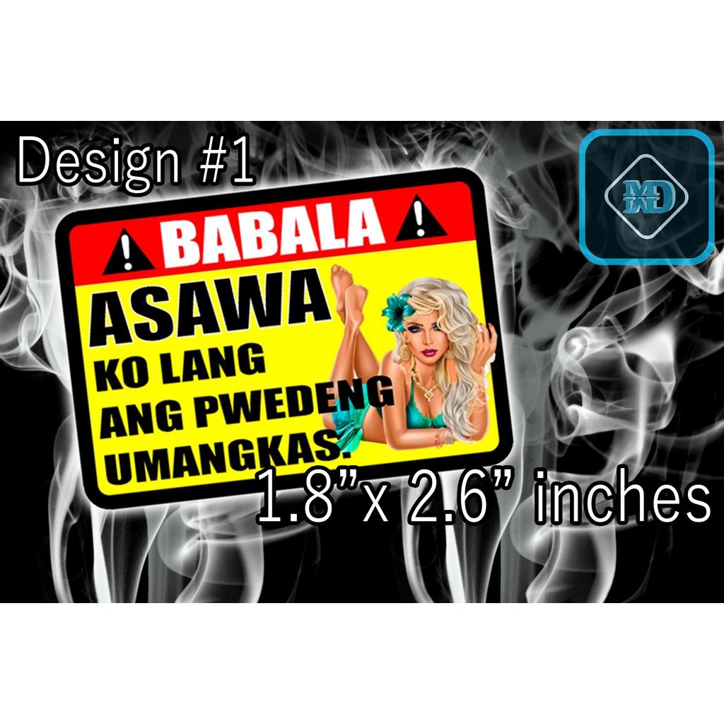 Babala Outdoor Laminated Stickers | Shopee Philippines
