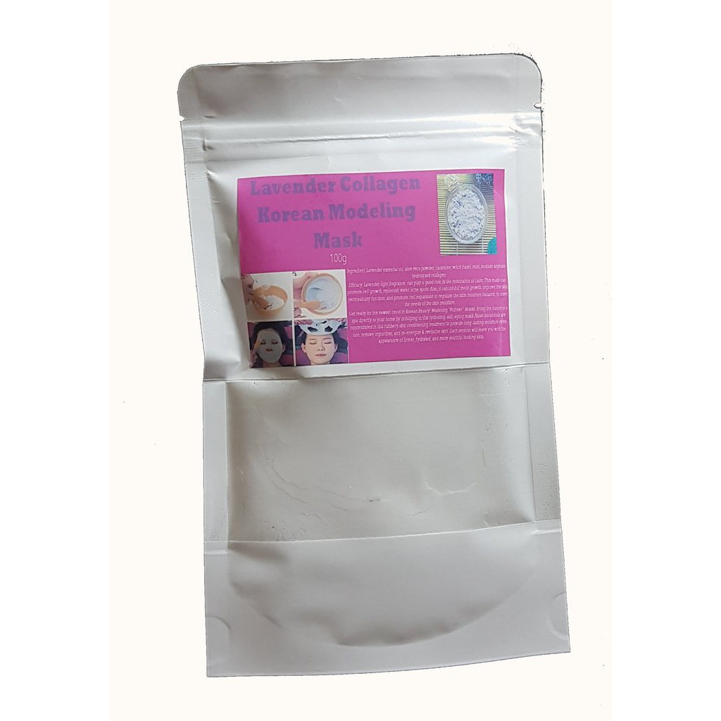 Lavender Collagen Korean Modeling Mask 100g | Shopee Philippines