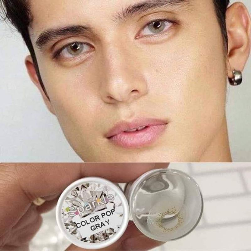 Sparkle COLOR POP Contact Lens Natural look free case | Shopee Philippines