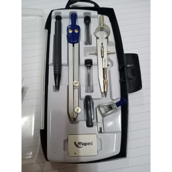 Drawing compass set metal with adaptor | Shopee Philippines