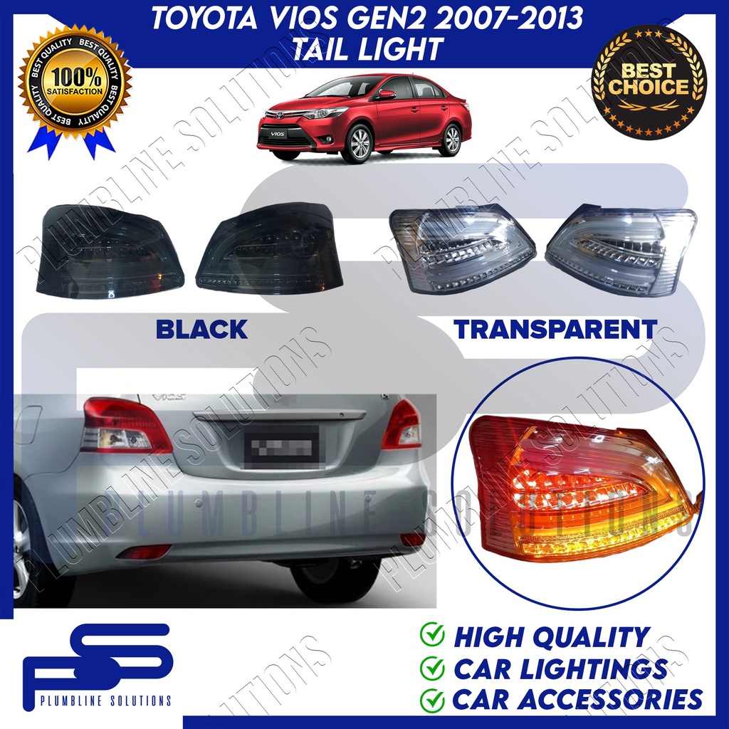 Toyota Vios Gen 2 2007 2008 2009 2010 2011 2012 2013 Batman / Tail ...