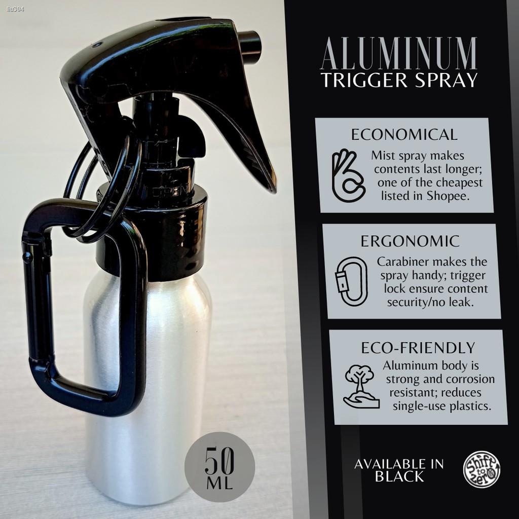 Aluminum Trigger Alcohol Sprayer Keychain 50 ML (Fine Mist) | Shopee ...