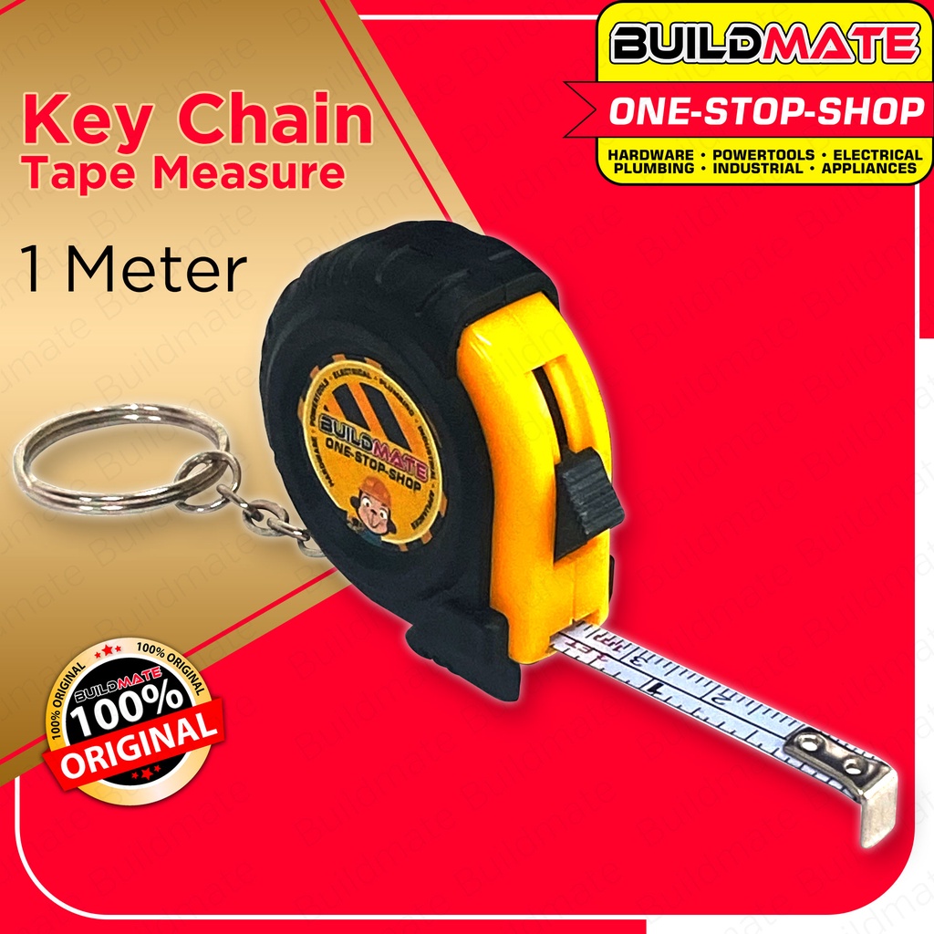 BUILDMATE Key Chain Tape Measure Measuring Tape 1M (NOT FOR SALE ...
