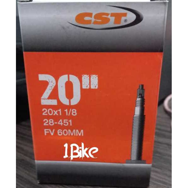 CST 20 X 1 1/8 451 Presta valve FV 60 mm inner tube | Shopee Philippines