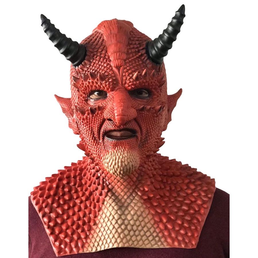 New Halloween Horror Cosplay Monster For Belial Mask Scary Masquerade ...
