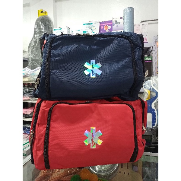 TRAUMA BAG, FIRST AID KIT BAG Medical Trauma Bag (RED, ORQNGE & BLUE ...