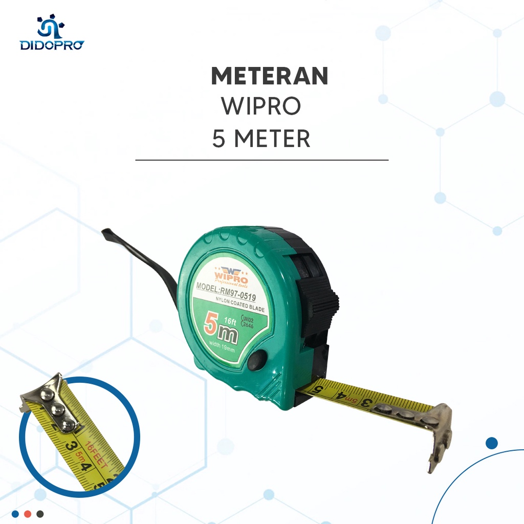 Wipro Meter 5 Meters / Craftsman Meter / Roll Meter Length | Shopee ...