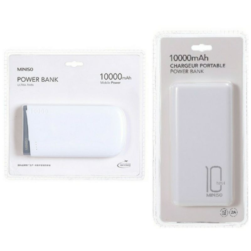 Miniso POWER BANK 10000mAh | Shopee Philippines