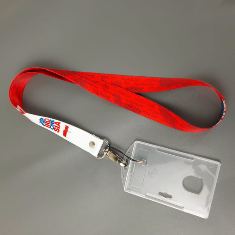 Lanyard Strap Id Card Hanger Plus Indonesian Motif Id Card Place ...