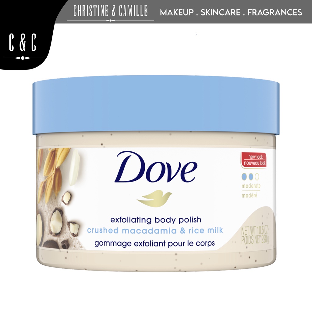 Dove Exfoliating Body Polish 298g | Nourishing Body Exfoliator scrub ...