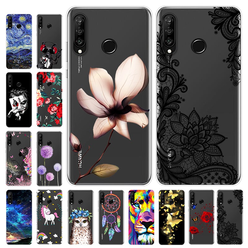 Huawei P30 lite Case Soft TPU Silicone Huawei P30 lite P30lite Casing ...
