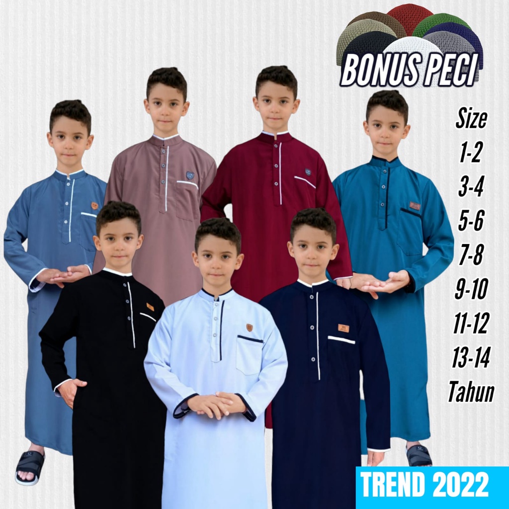 As-sunnah / Robe Boys Robe Kindergarten Elementary School Children ...