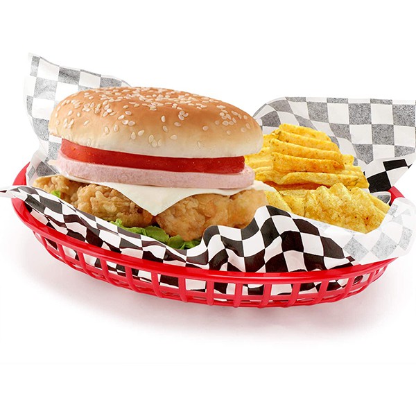 Plastic Fry Basket / Tray (6 pcs) #1162 fried chicken rice meal nachos ...