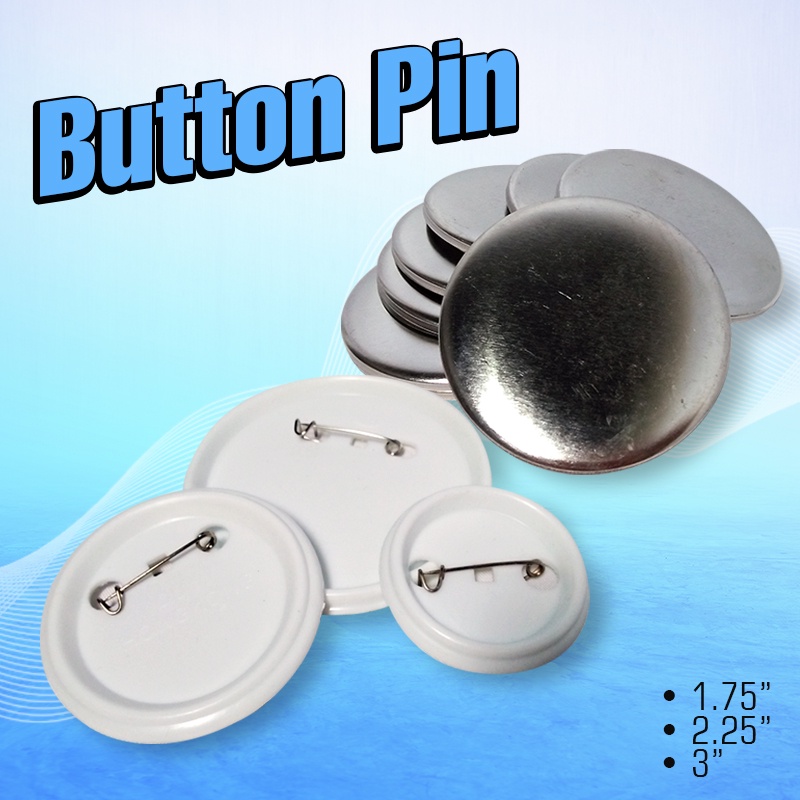 CUYI Button Pins 1.75inches 2.25inches 3inches Button Pin set | Shopee ...