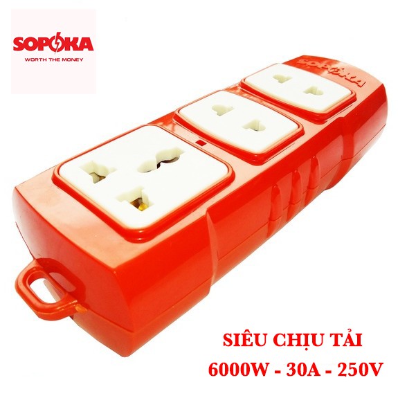 Sapoka 6000w 3-pin load-bearing power outlet, Genuine Vietnamese Type ...