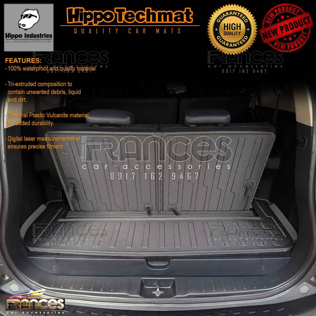 Mitsubishi Montero 2016 to 2025 Full Cargo Tray Hippo Brand Thailand ...