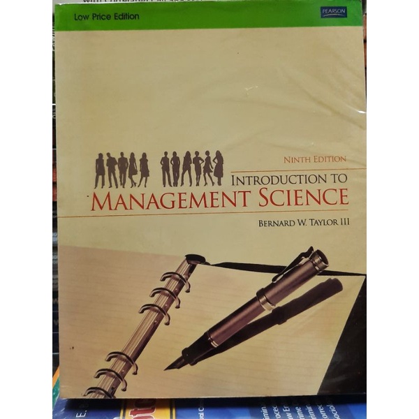 Introduction to Management Science by Taylor | Shopee Philippines