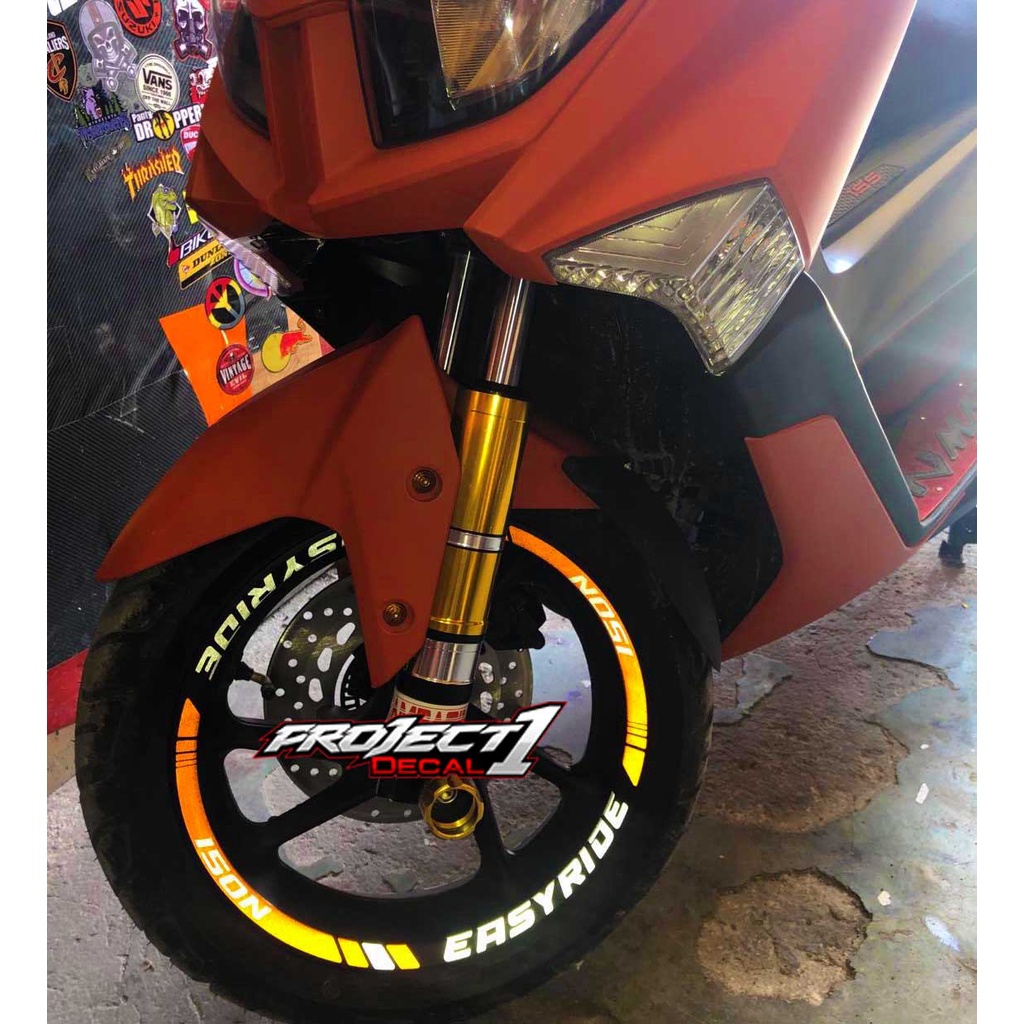 EASYRIDE 150N REFLECTORIZE MAGS STICKER ( SET ) | Shopee Philippines