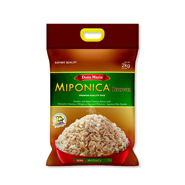 Doña Maria Miponica Brown Rice 2kg | Shopee Philippines