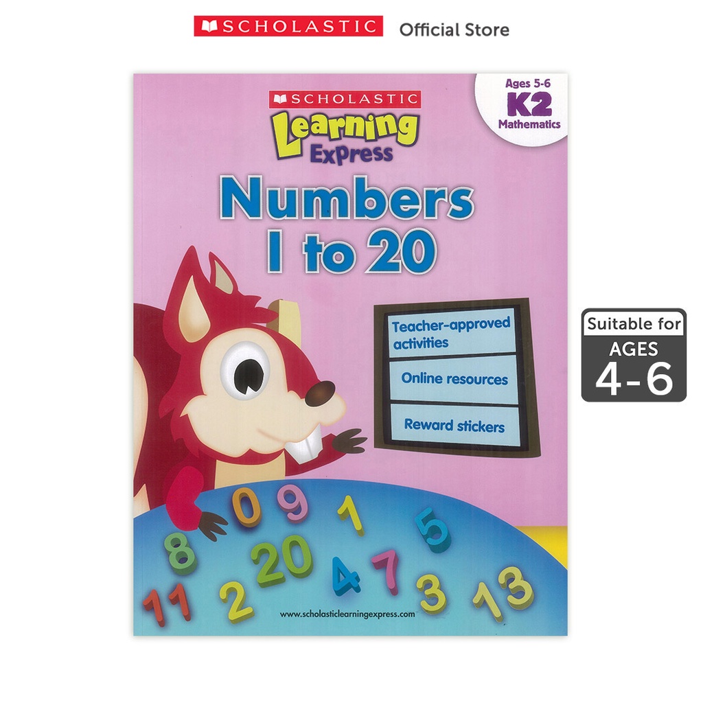 Scholastic: Learning Express K2: Numbers 1 to 20 (ISBN 9789810713560 ...