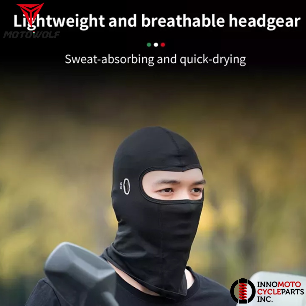 Motowolf Balaclava Ice Silk MDL1921 | Shopee Philippines