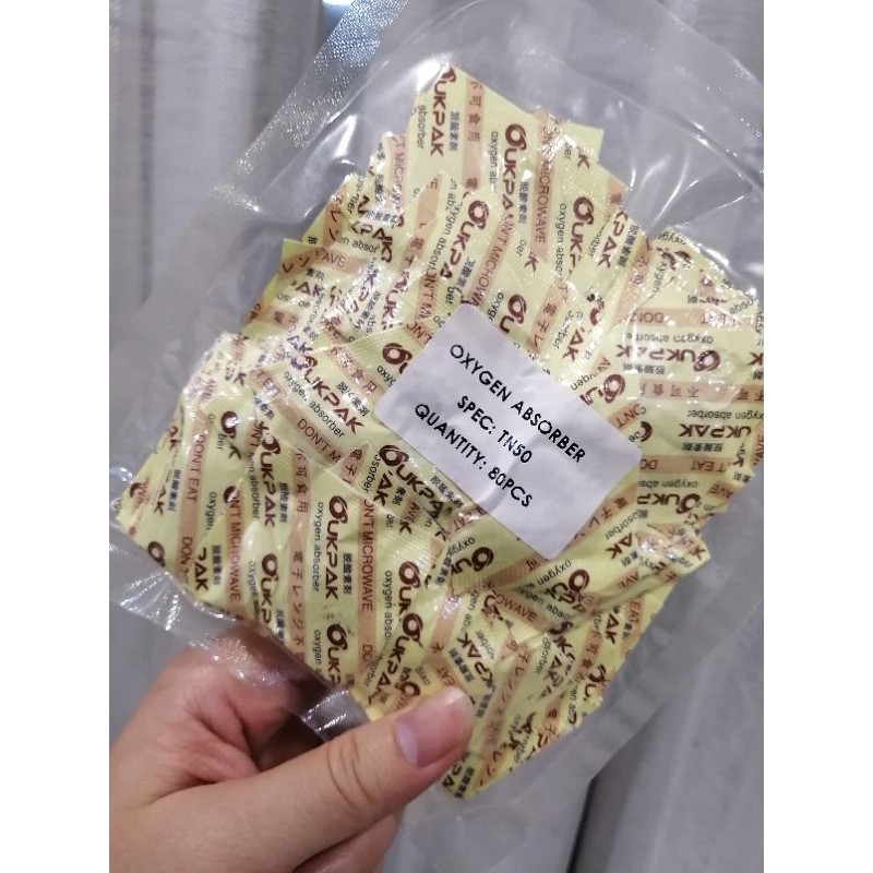 50cc OXYGEN ABSORBER Food Grade or Kuih Packaging ( Ready Stock ...