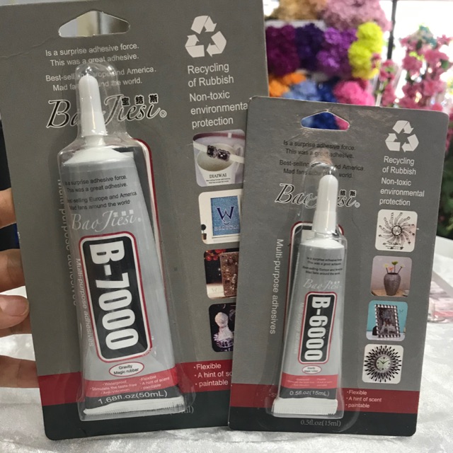 B6000 / B7000 15ml / 50ml Gam Kain Fabric Glue | Shopee Philippines