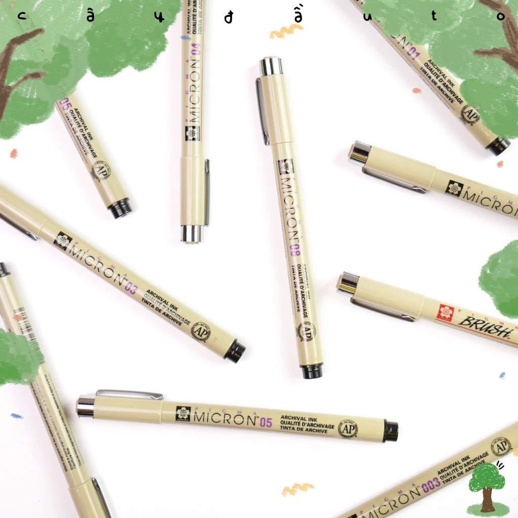 Pigma SAKURA Waterproof Black Ink Technical Drawing Pen Big Tip ...