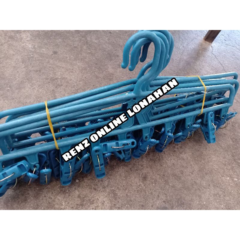 Ipit hanger 6pcs / Sipit with Hanger / Clothes Hanger Pin | Shopee ...