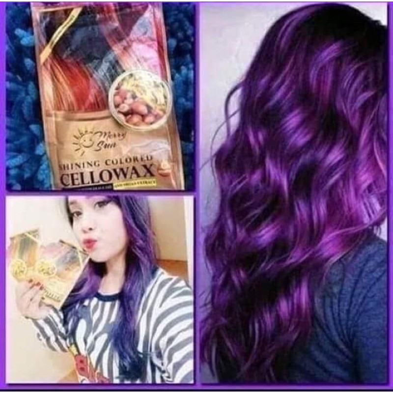 Cellowax Violet Hair Color | Shopee Philippines