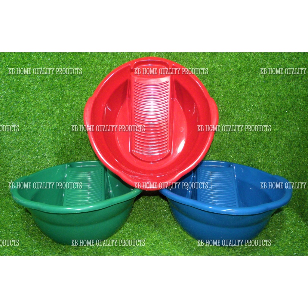 LEAF SHAPED LAUNDRY BASIN with WASHING BOARD #16-21 | Shopee Philippines