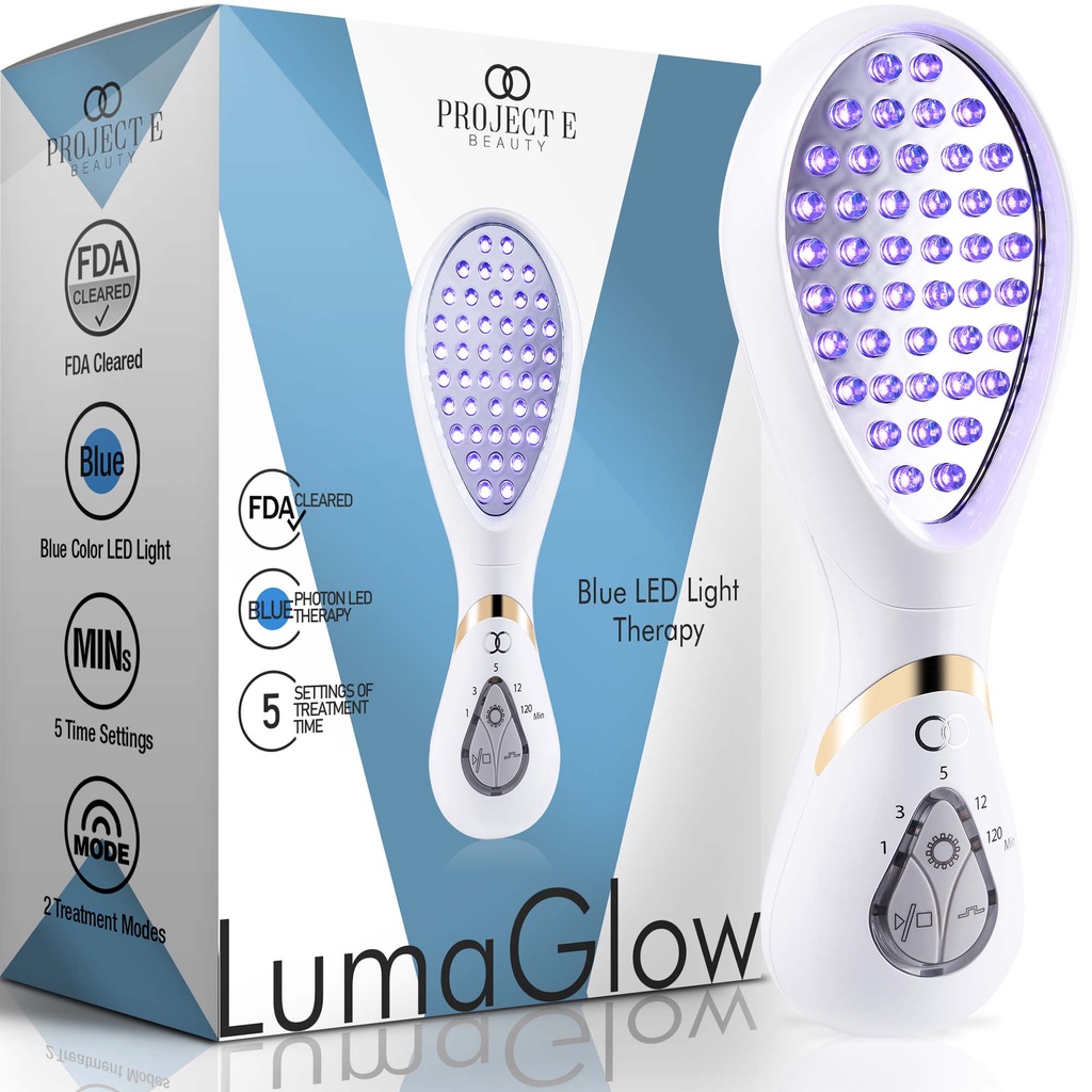 Project E Beauty LumaGlow Blue | Anti-Acne LED Light Therapy Wand ...