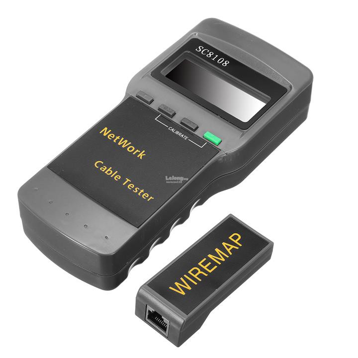 Lan Tester DIGITAL SC8108 - DIGITAL LAN Tester CATegory 5e | Shopee ...