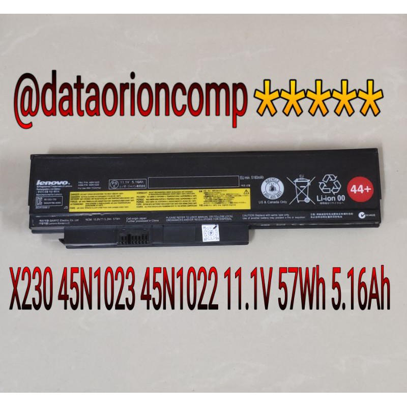 Baterai Lenovo X230 ( 44+) series original | Shopee Philippines
