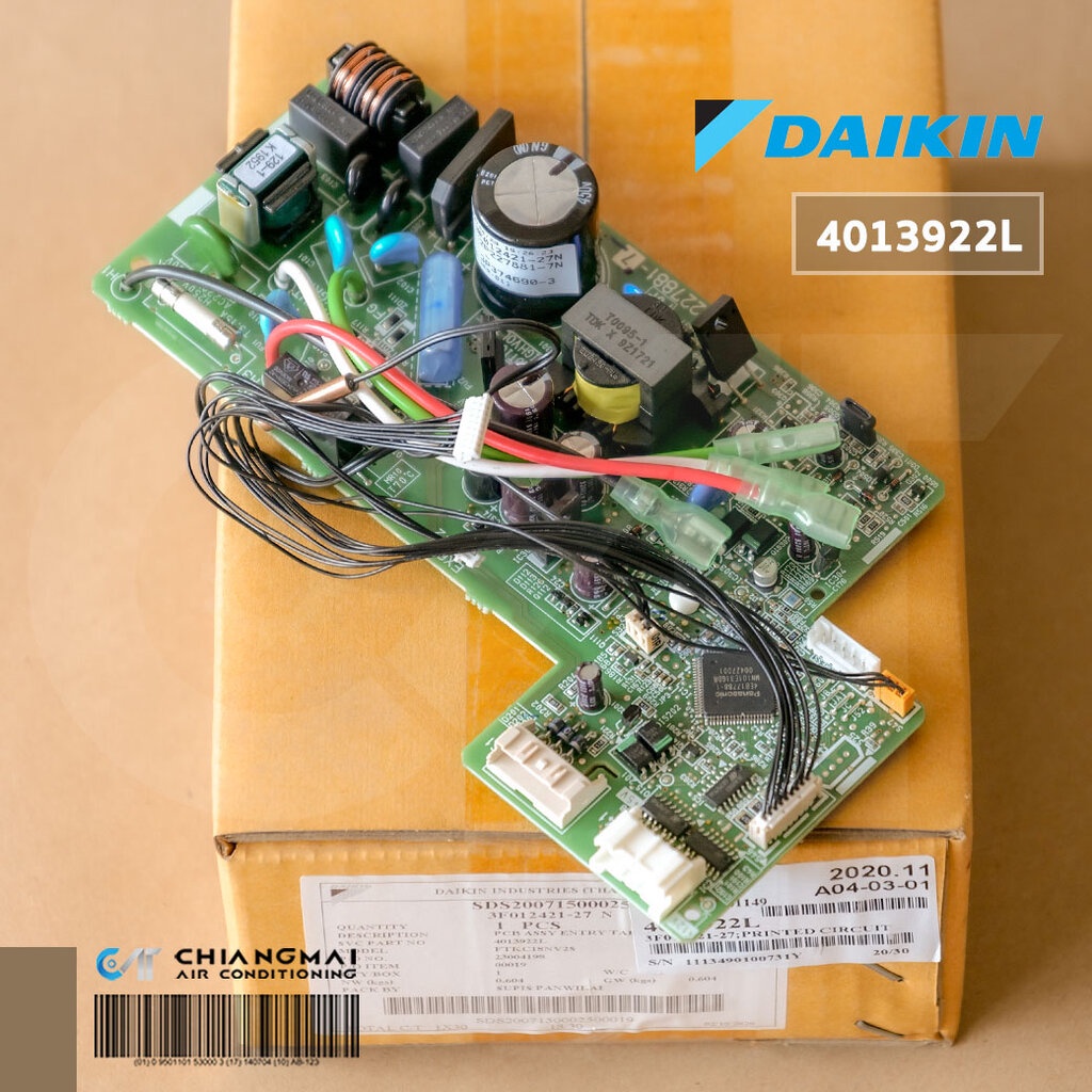 4013922 Daikin Air Conditioner Circuit Board Panel Evaporator Model ...