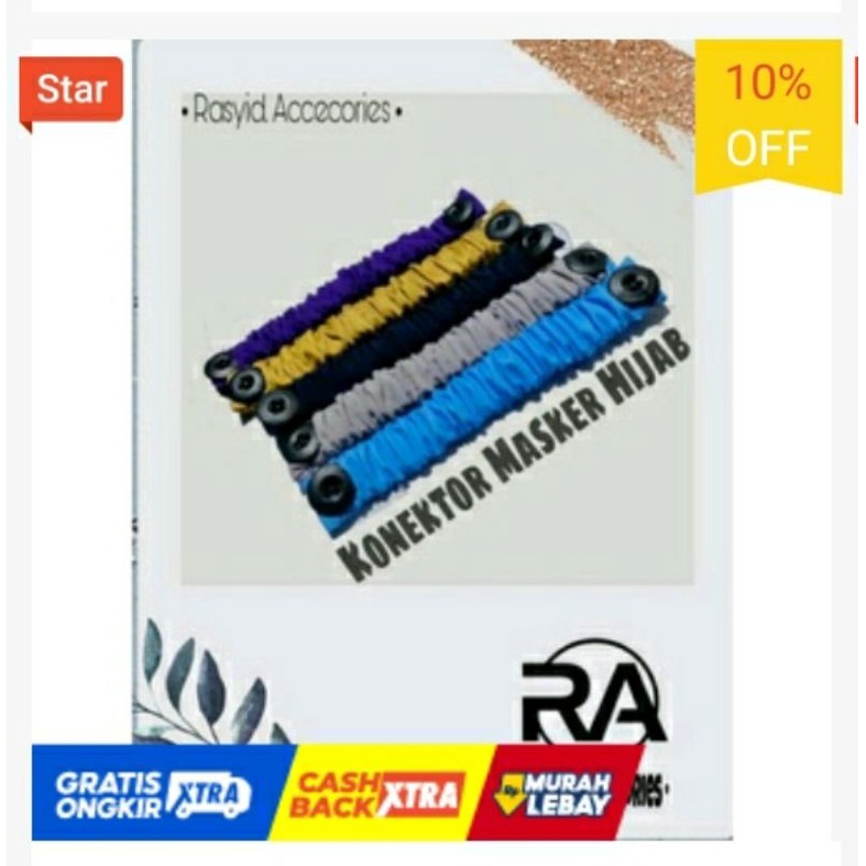 Plain Mask CONNECTOR / HIJAB Fabric Mask CONNECTOR / Mask Plug | Shopee ...