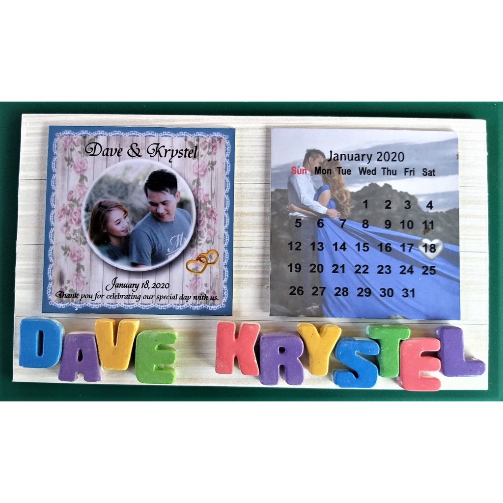 Personalized Ref Magnet Wedding Giveaway | Shopee Philippines