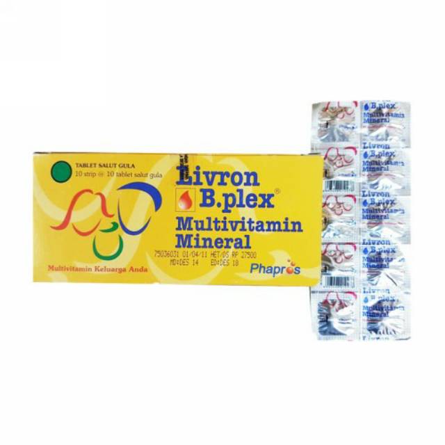 Livron B Plex Strip 10 Tablets | Shopee Philippines