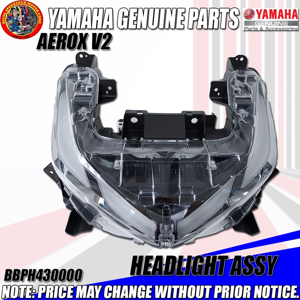 AEROX V2 HEADLIGHT ASSY (YGP) (Genuine: BRW-H4300-00) | Shopee Philippines