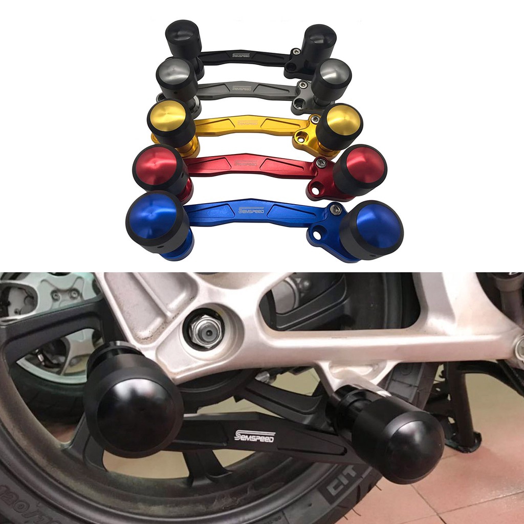 Motorcycle Rear Wheel Slider Anti Crash Muffler Sliders Pads Fork ...