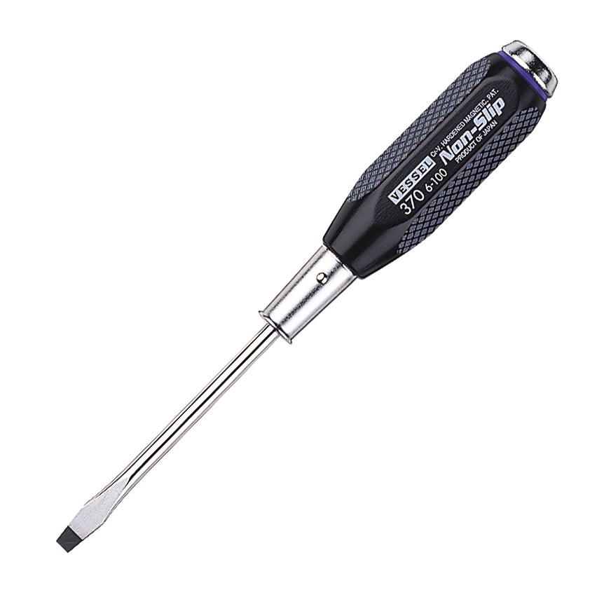 VESSEL Non-slip Tang-thru Screwdriver No.B-370 per piece ( JAPAN BRAND ...