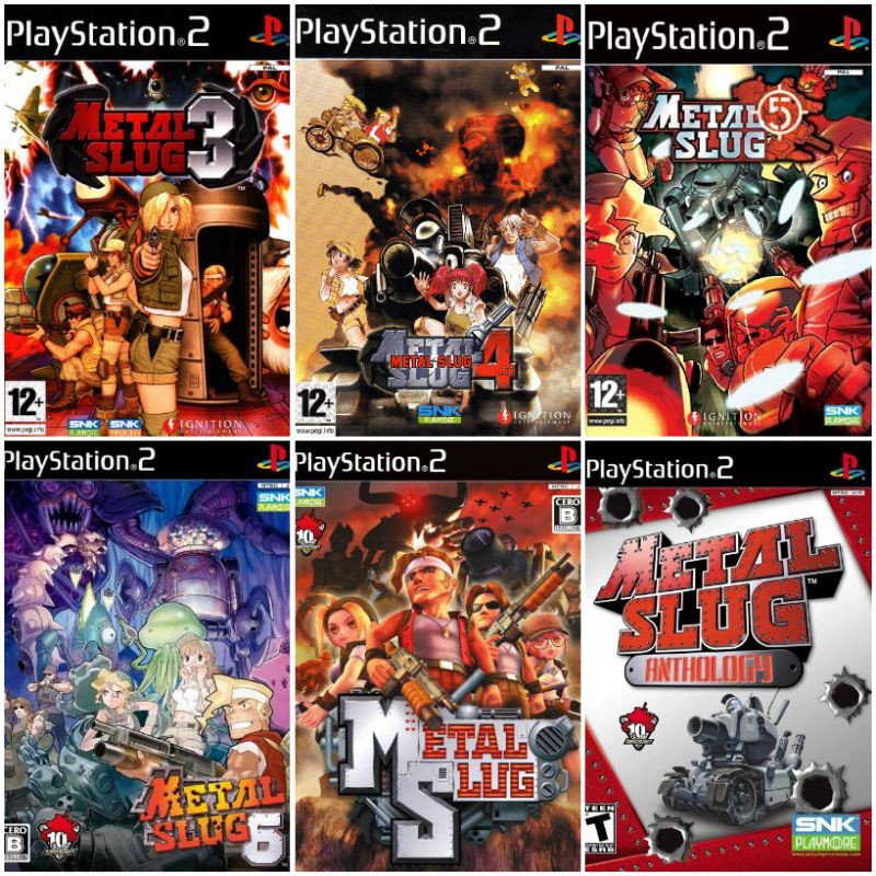 PS2 Metal Slug Collections PS2 Games for Playstation 2 PS2 cds | Shopee ...