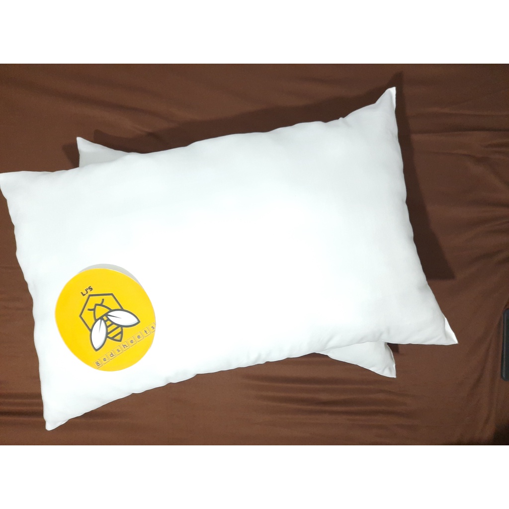 Pillow / Unan High Quality Fiber (Fabric Canadian Cotton) | Shopee ...