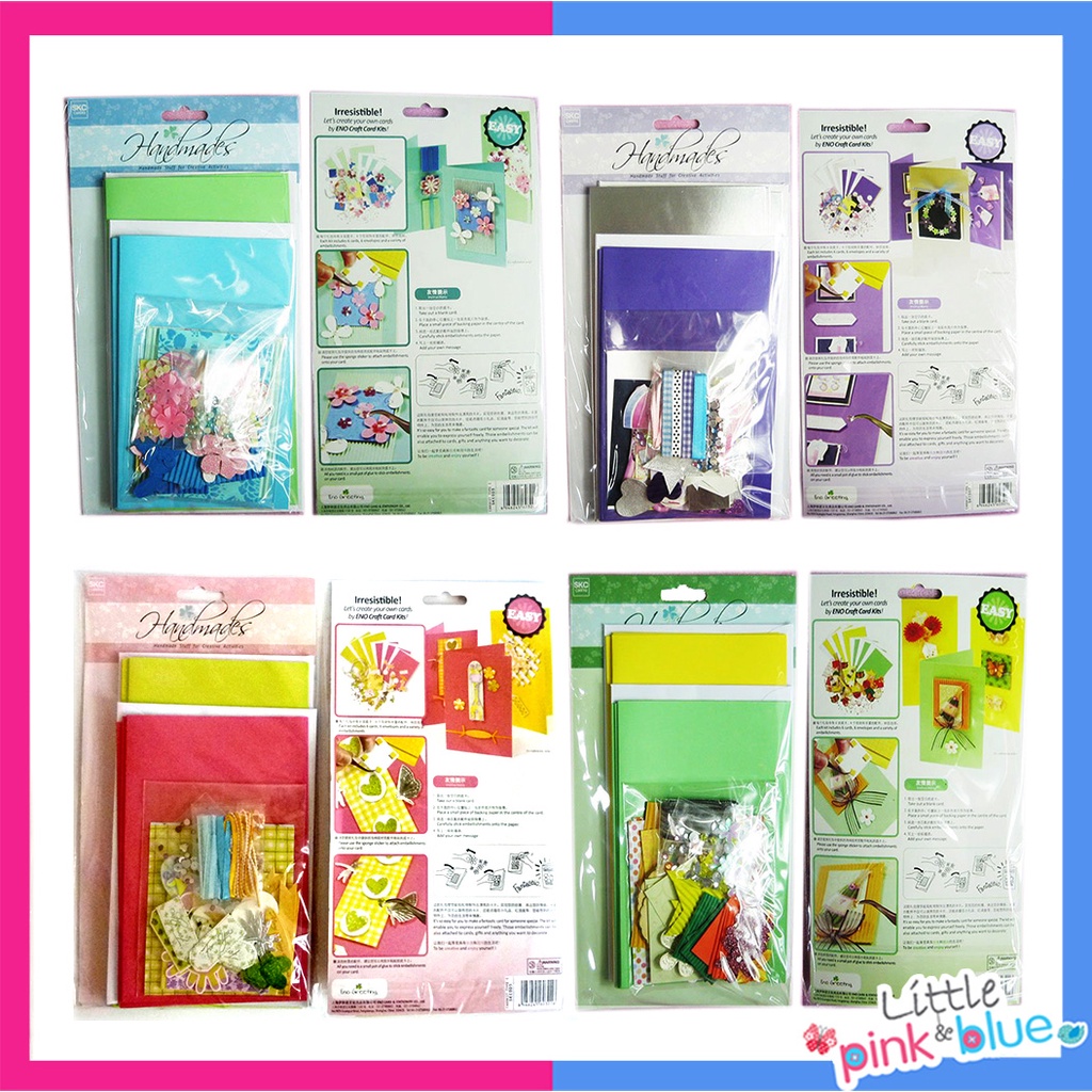 Handmade DIY Craft Card Kit (6 Cards) | Shopee Philippines